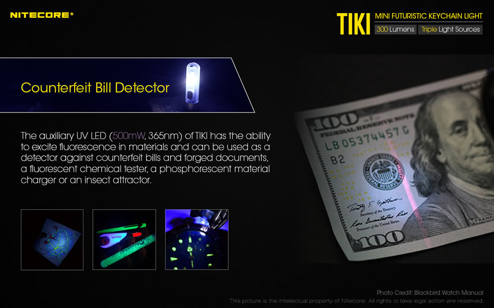Nitecore TIKI LED Torch Flash Light - 300 Lumens - Buy in UK