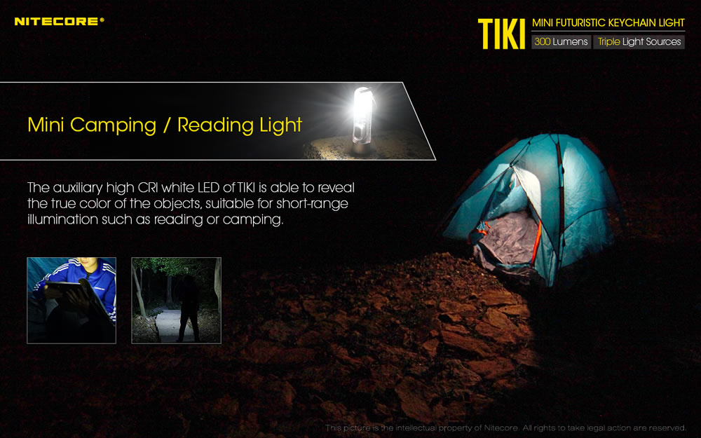 Nitecore TIKI LED Torch Flash Light - 300 Lumens - Buy in UK
