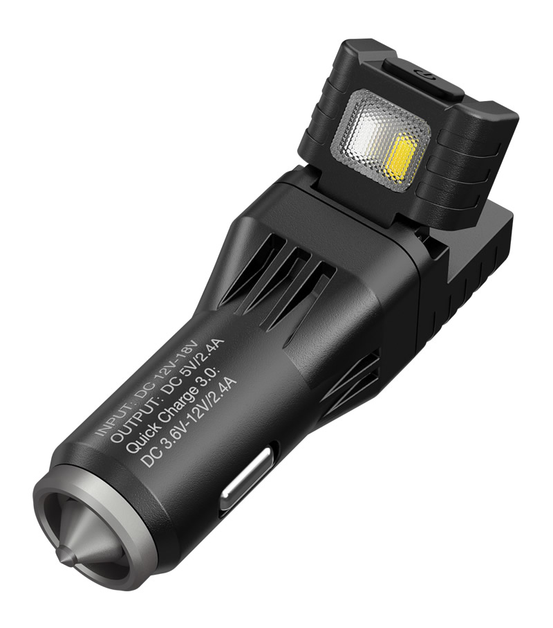 Nitecore VCL10 Multifunctional Car Charger | Emergency Flashlight ...