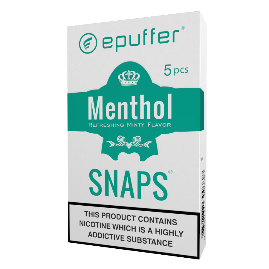 ePuffer SNAPS® Menthol E-Cig Refills (Green) | Cigalike Vape Cartridges