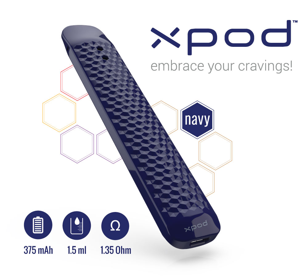 Xpod - Carbon Navy Vape POD Kit