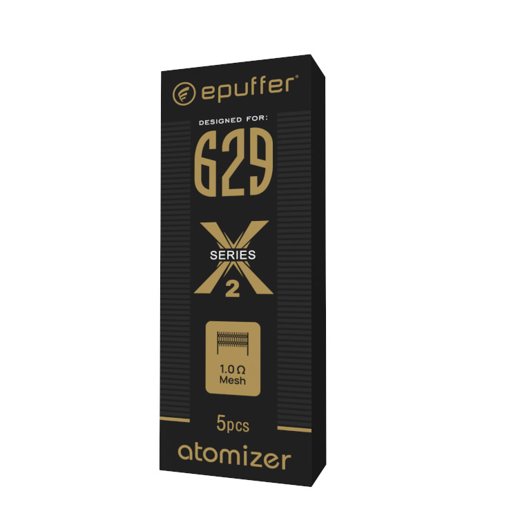 E-Pipe 629 X2 | Mesh Atomizer Coil 1.0 ohm | ePuffer Vape UK